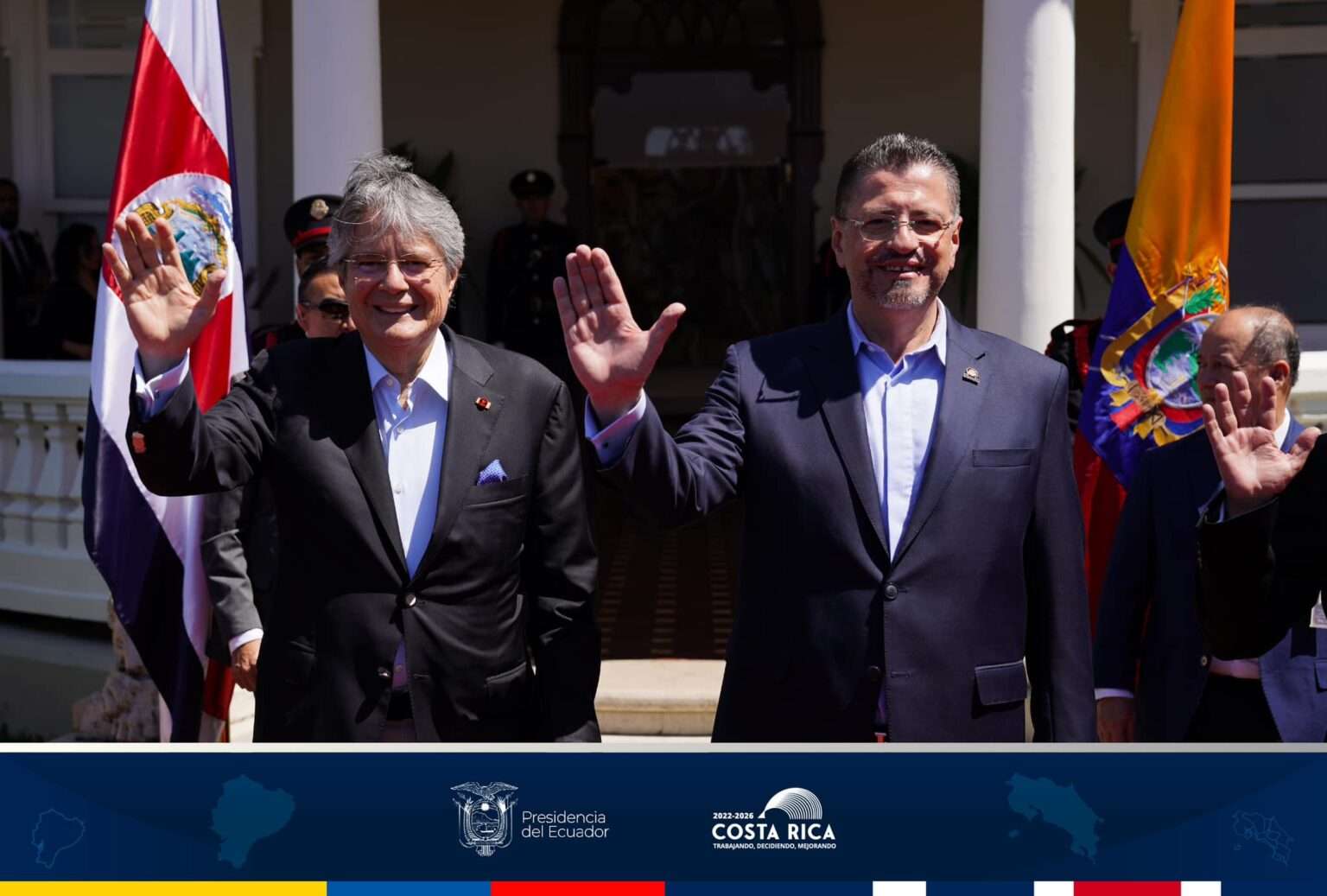 Presidente de Ecuador Guillermo Lasso llegó a Costa Rica para firmar ...
